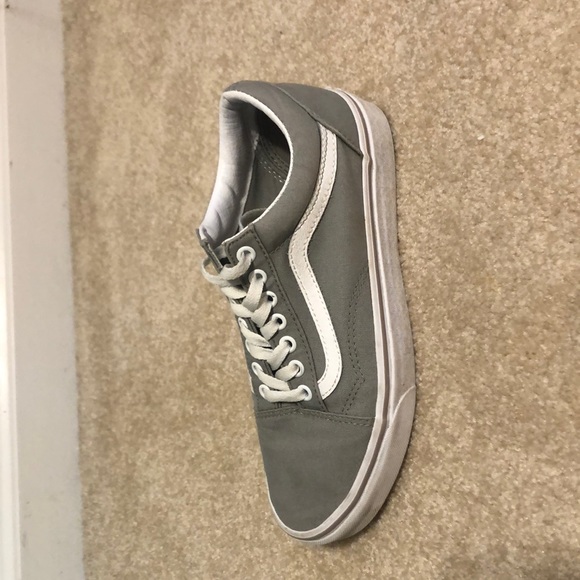 Vans | Shoes | Grey Low Rise Vans | Poshmark